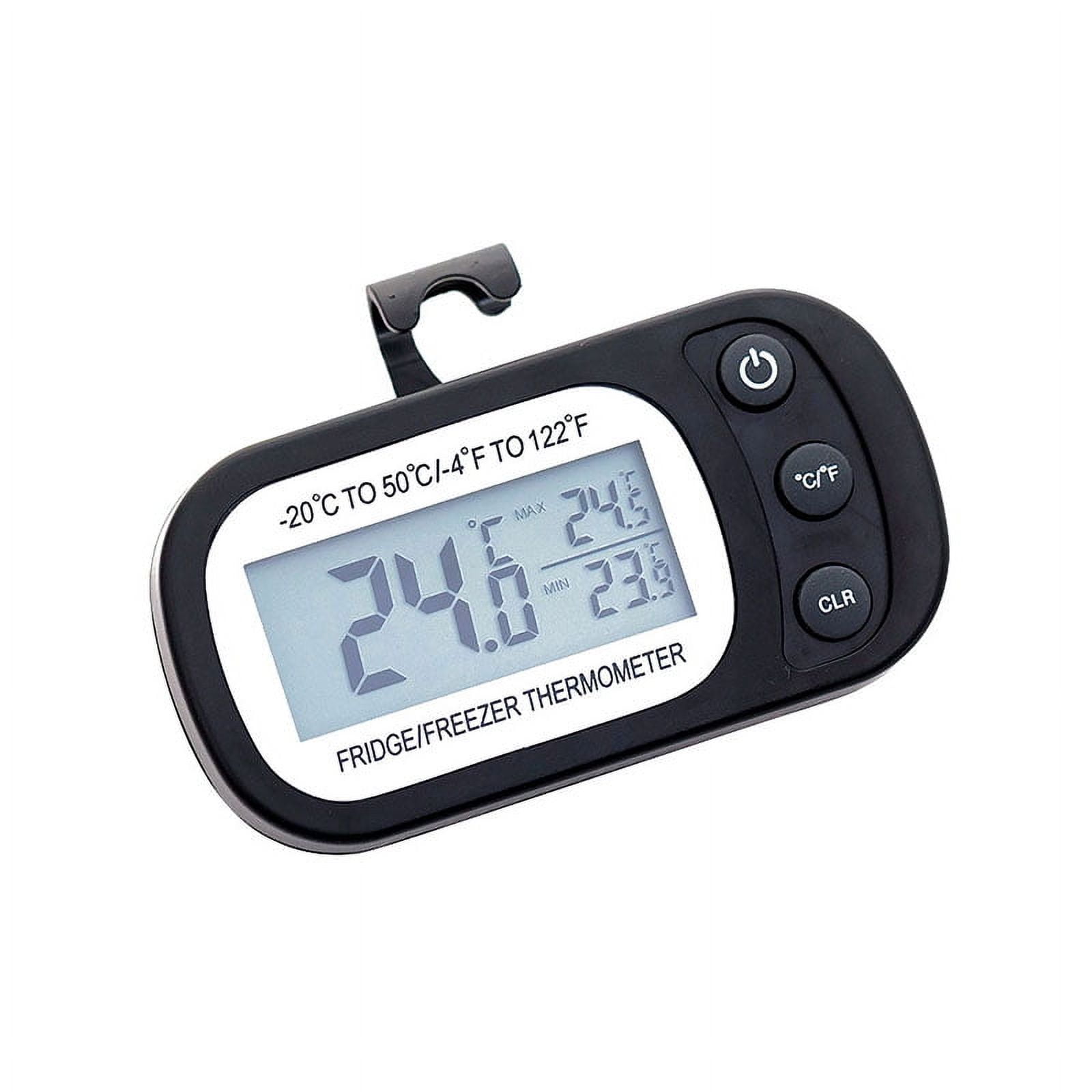 Waterproof Refrigerator Freezer Room Digital Thermometer with Large LCD ...