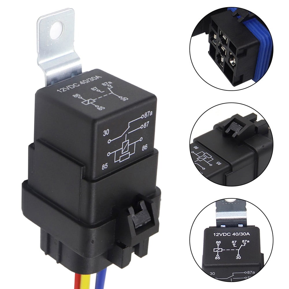 Waterproof Relay Harness Socket Heavy Duty 4P Relay Switch Built In ...