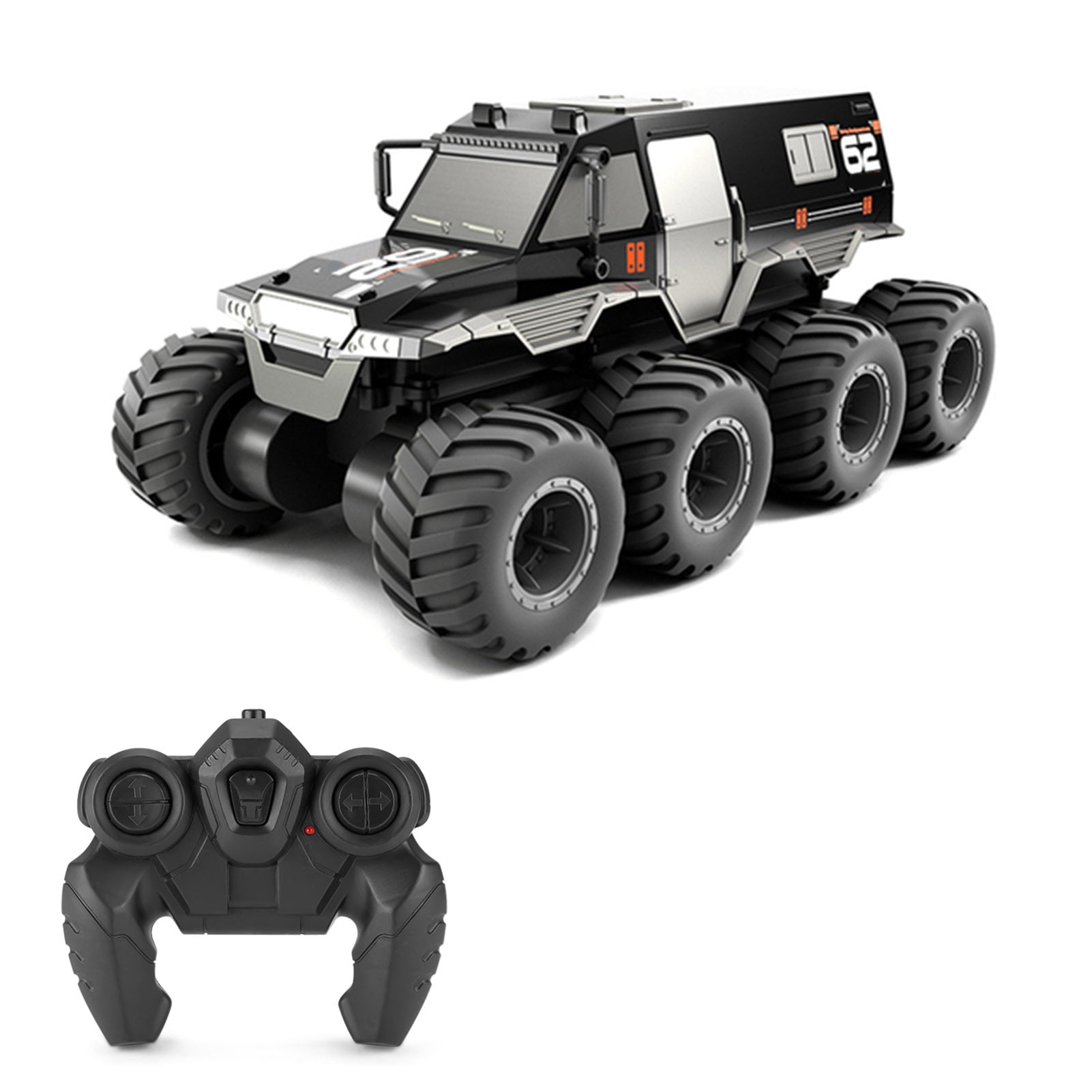Waterproof Remote Control Car, Waterproof 8 Wheel Drive 2.4G Remote ...