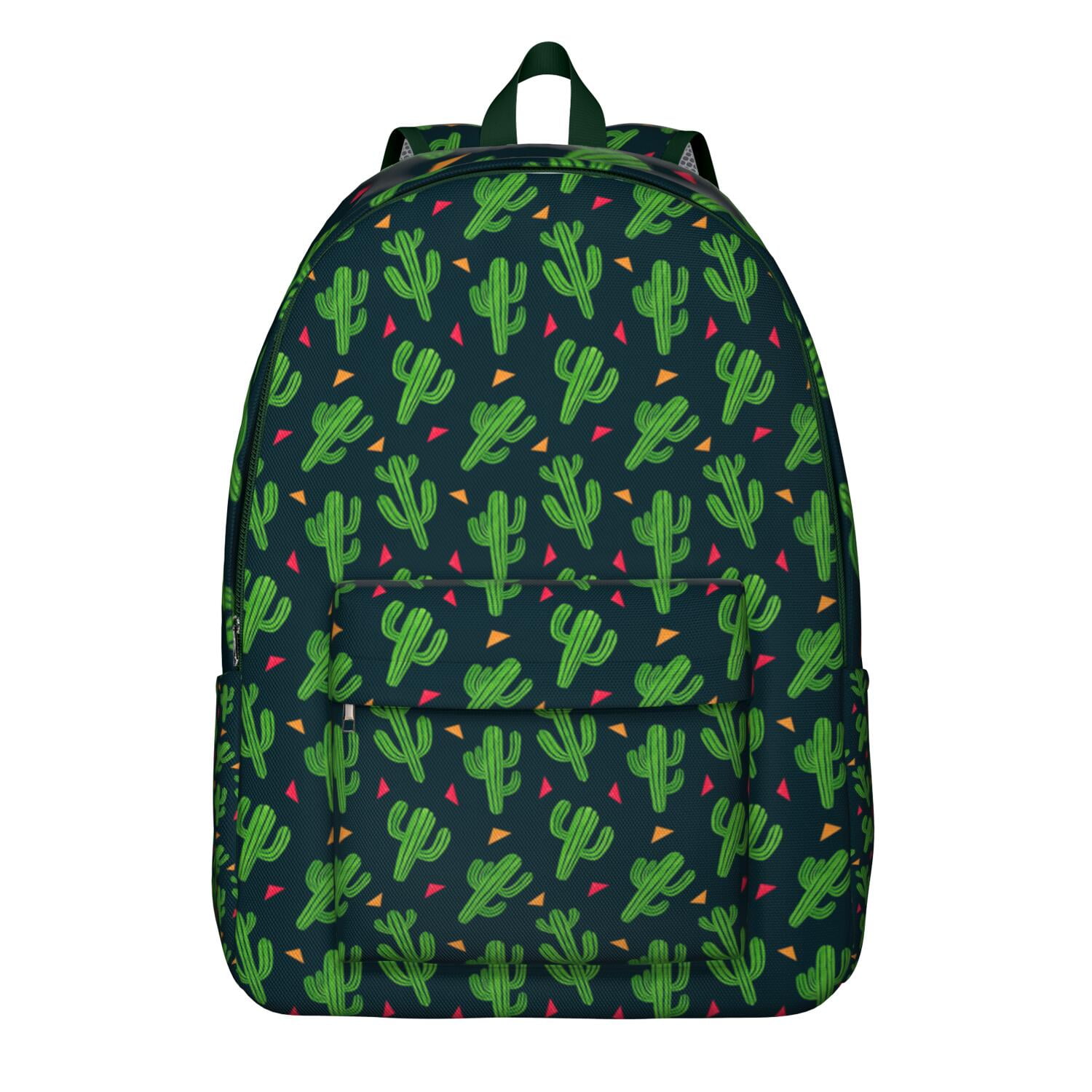 Waterproof Retro Desert Cactus Backpack, Durable School Bag with ...