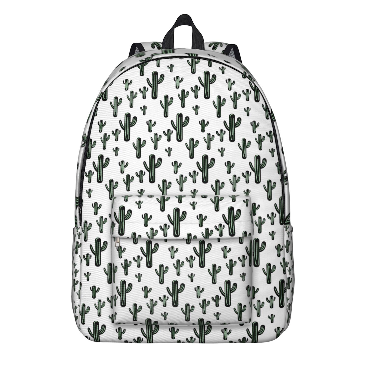 Waterproof Retro Desert Cactus Backpack, Durable School Bag with ...