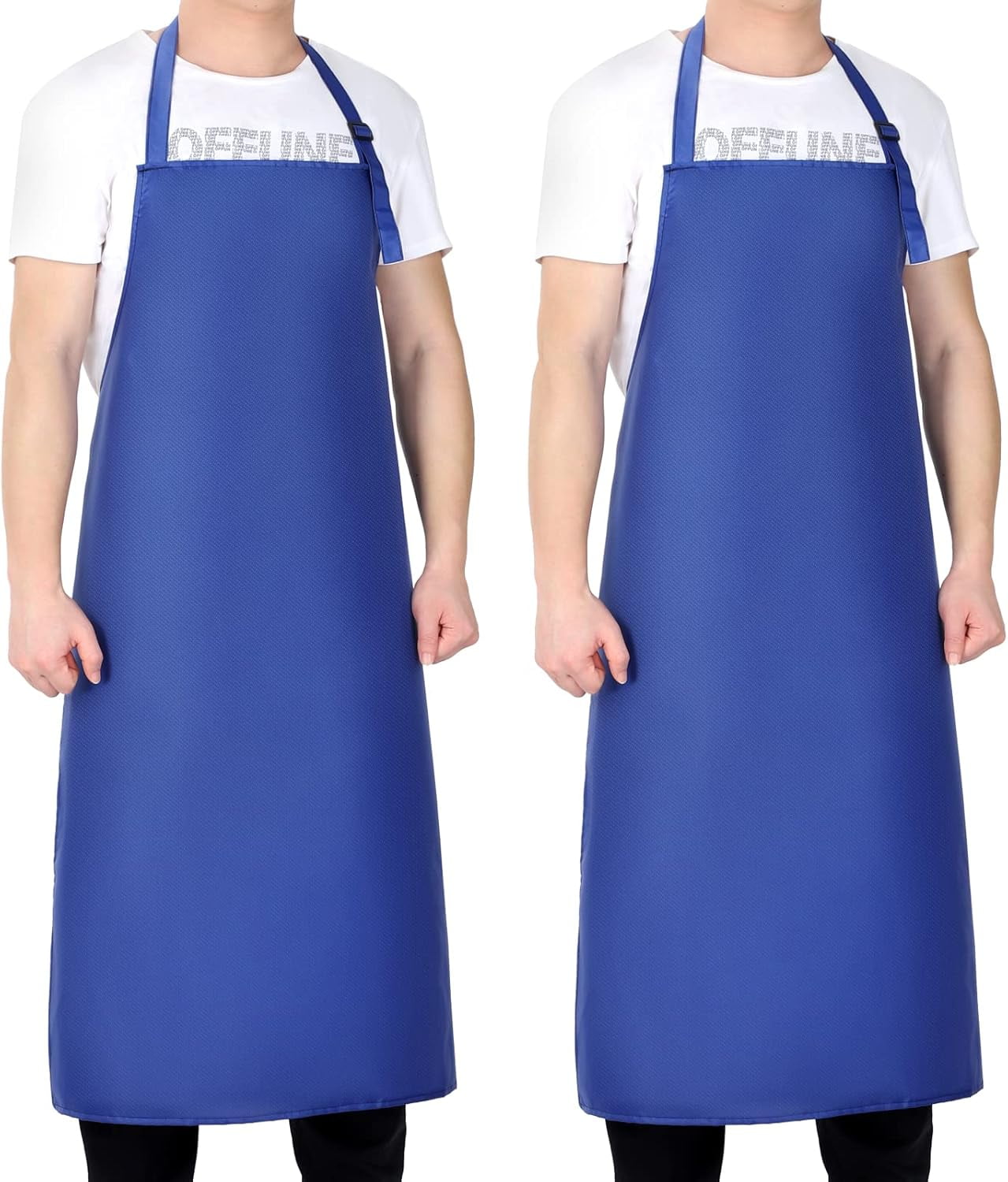 Waterproof Rubber Vinyl Apron Chef Aprons for Men Heavy Duty Chemical ...