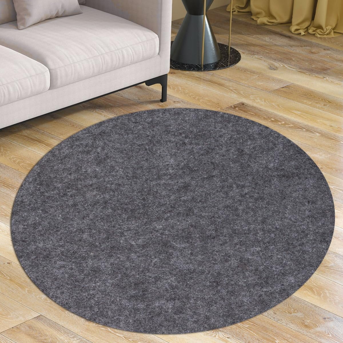 Waterproof Rug Pad Round 3-Foot Waterproof Non-Slip Rug Pad Non-Slip ...