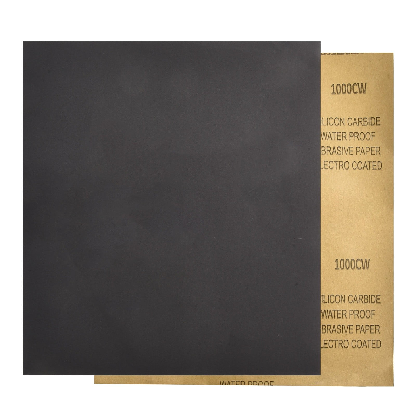 Waterproof Sandpaper Sheet 1000 Grit Wet Dry Sanding Paper for Auto ...