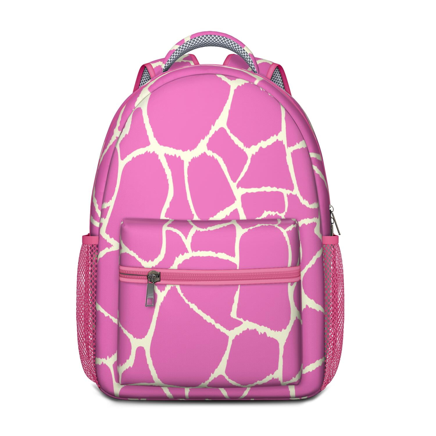 Waterproof School Backpack with Giraffe Print - Ergonomic Student ...