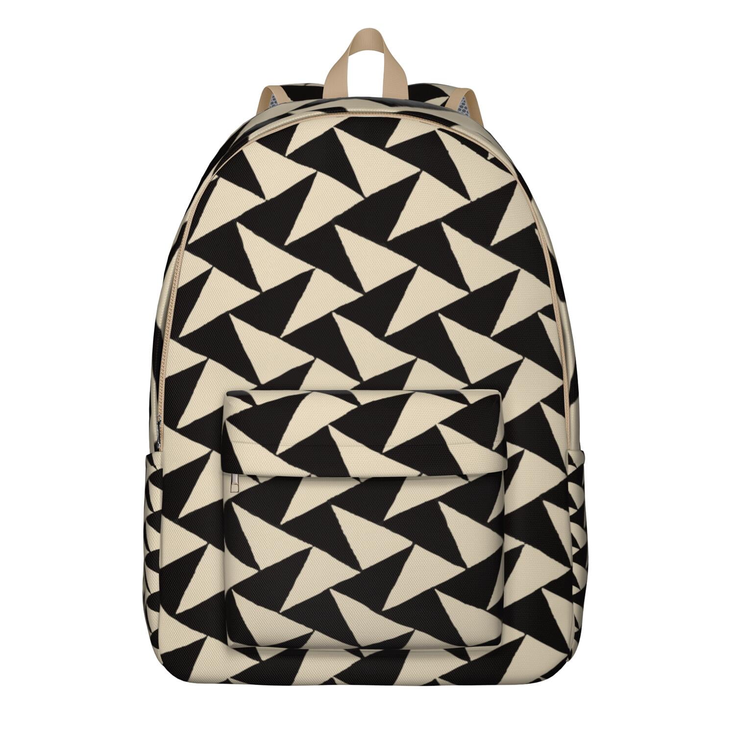 Waterproof School Backpack with Rustic Wood Grain Pattern – Vintage ...