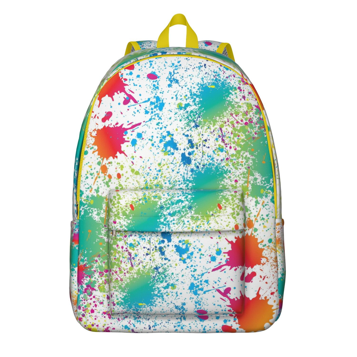 Waterproof School Backpack with Fashionable Abstract Geometric Design ...