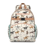 Waterproof School Backpack with Horse Print - Ergonomic Spine ...