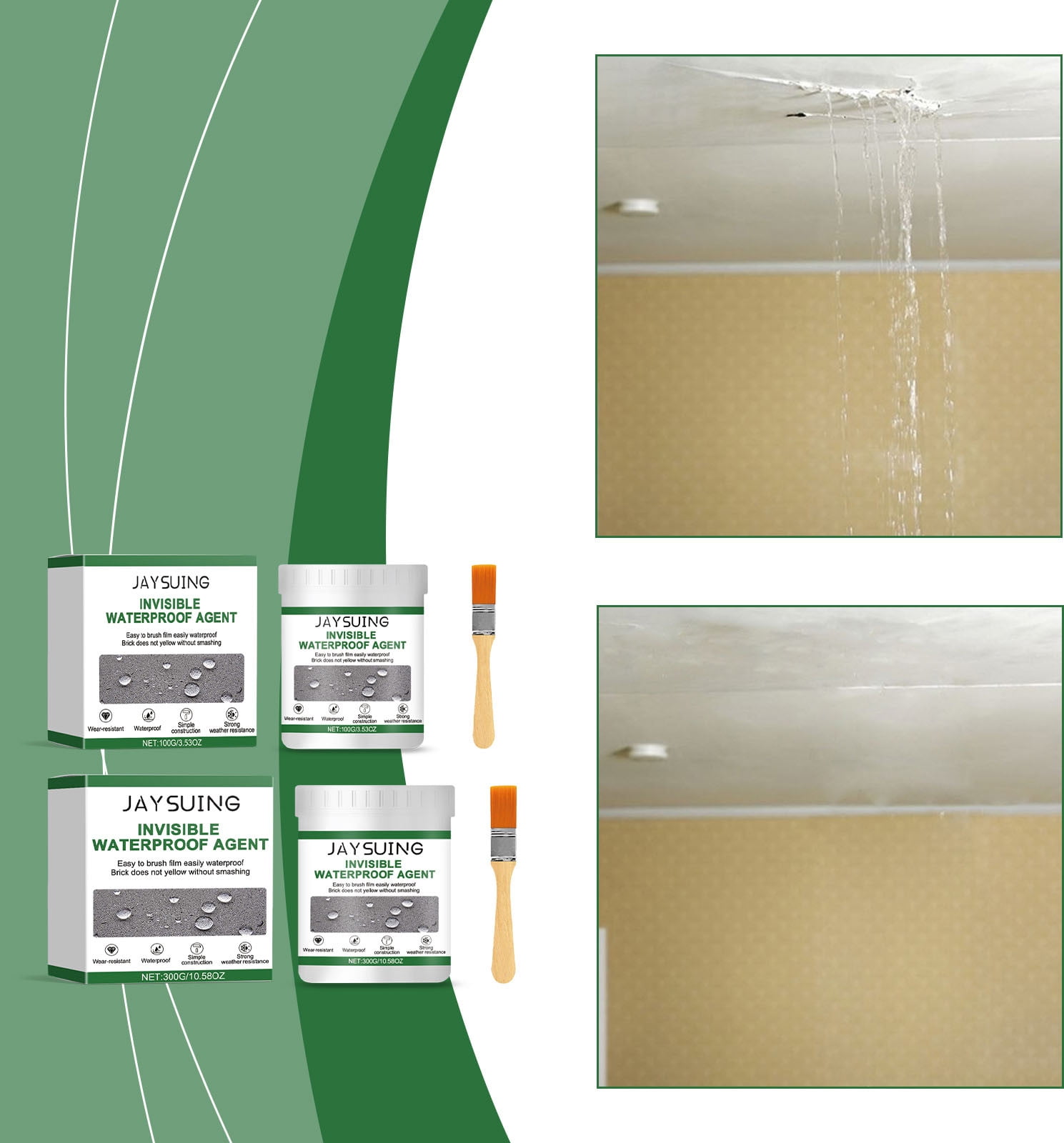Waterproof Sealant Adhesive, Leak-Proof Coating, Transparent Water ...