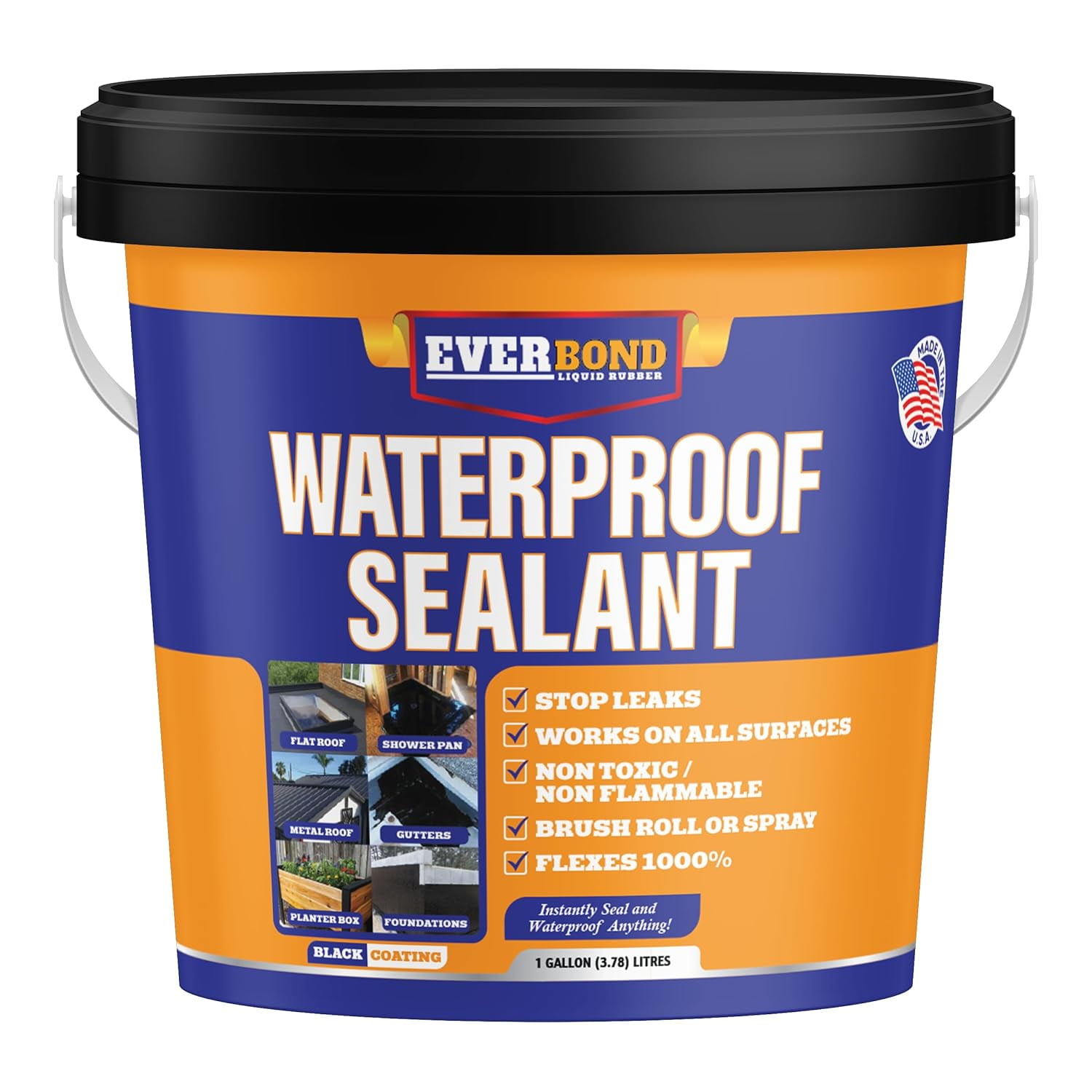 Free Shipping! Everbond Waterproof Sealant All Surface Leak Repair ...
