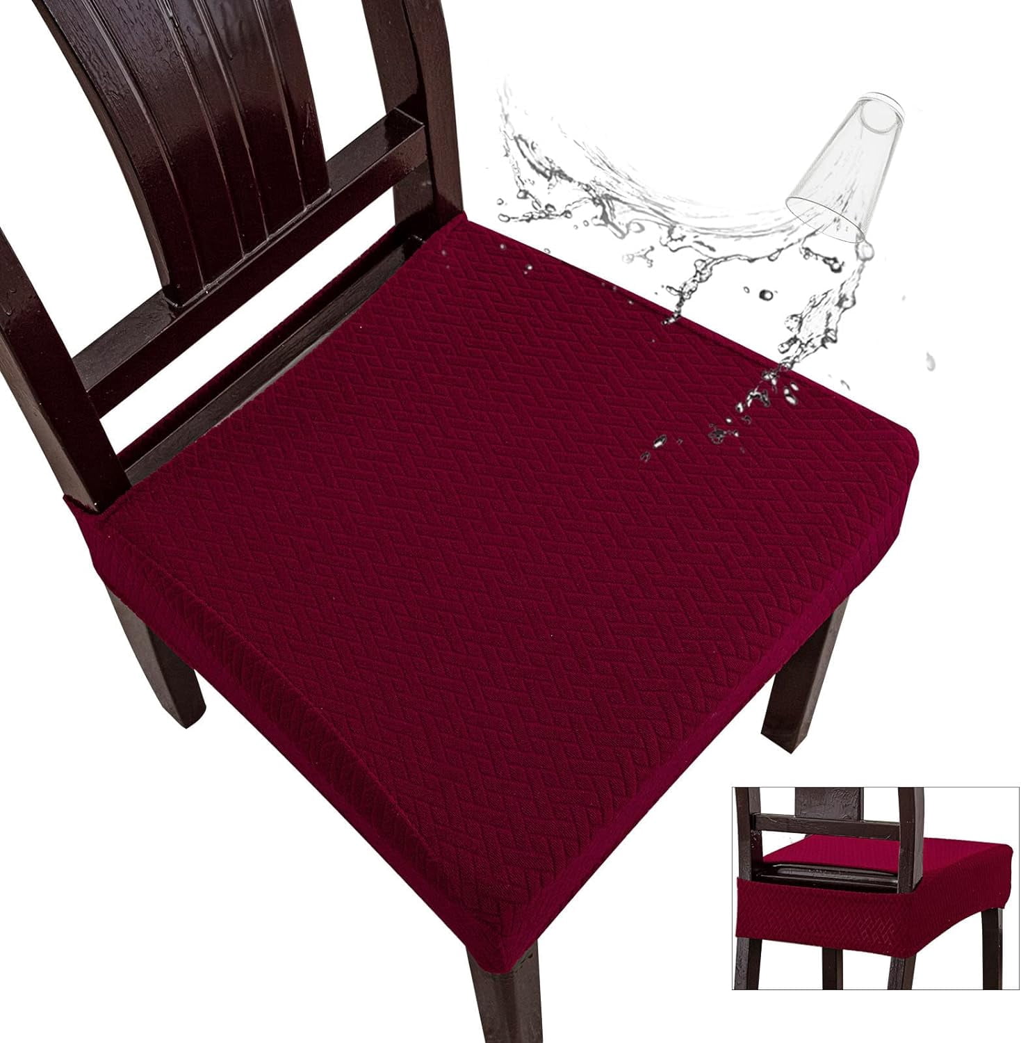 Waterproof Seat Covers for Dining Room Chair Covers Waterproof Dining ...