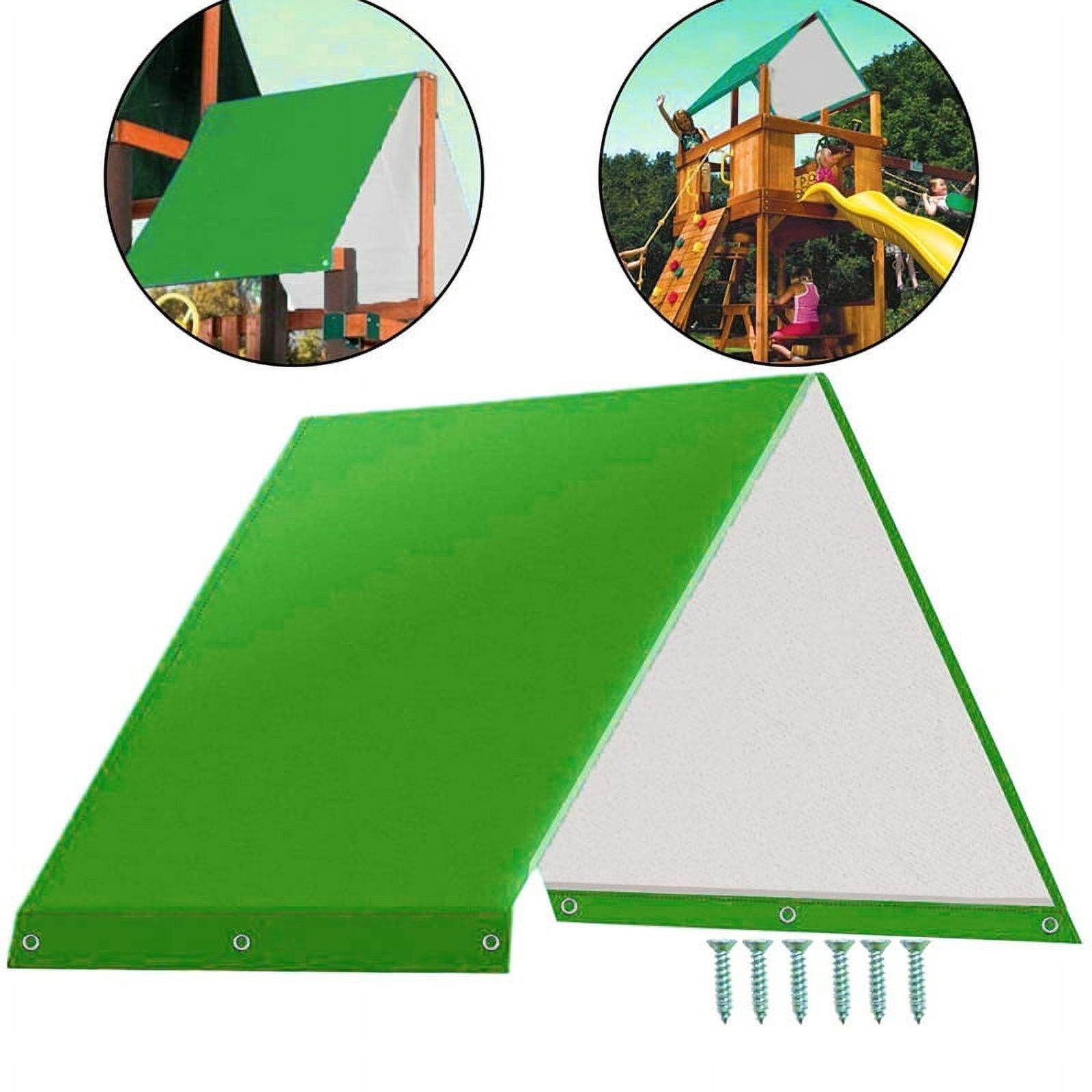 Waterproof Shade Canopies Cover Replacement Tarp Roof Kids Playground ...