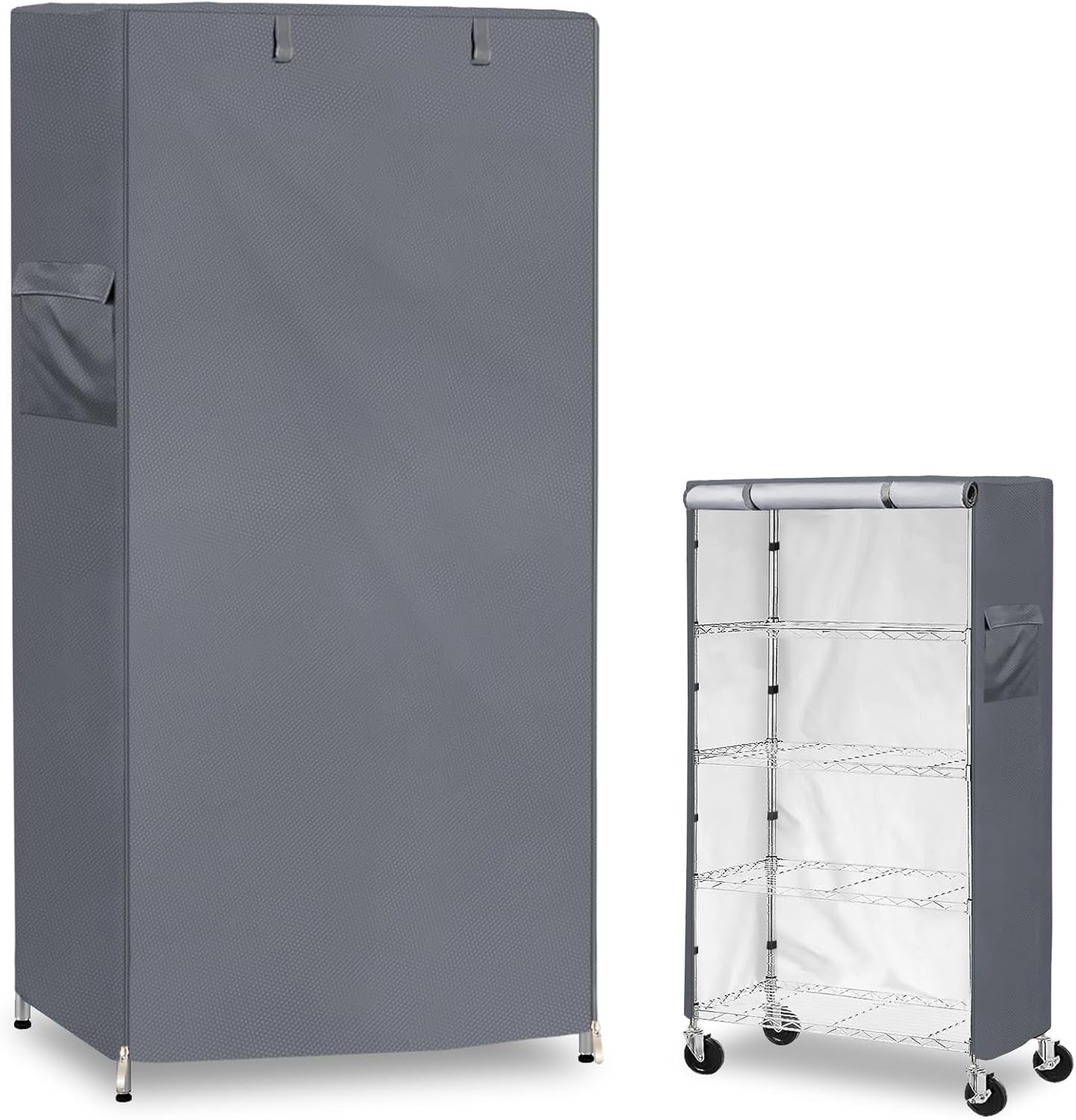 Waterproof Shelf Cover,600D Heavy Duty Dustproof Storage Wire Rack ...