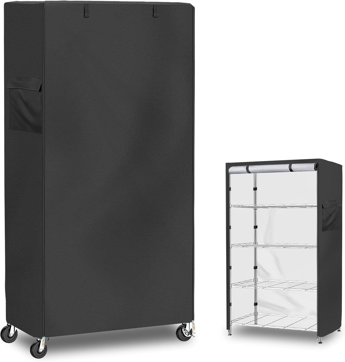 Waterproof Shelf Cover,600D Heavy Duty Dustproof Storage Wire Rack ...