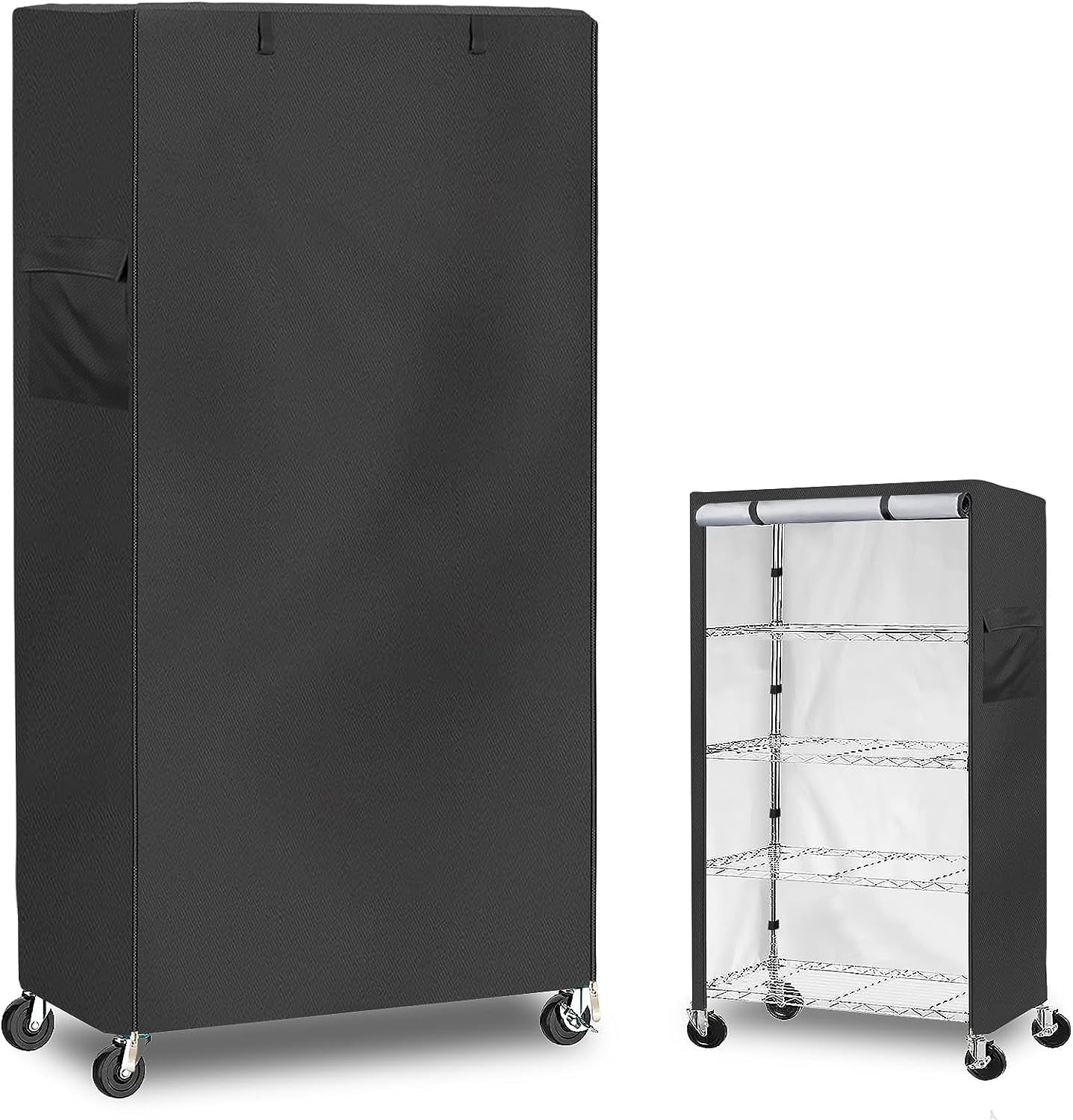Waterproof Shelf Cover,600D Heavy Duty Dustproof Storage Wire Rack ...