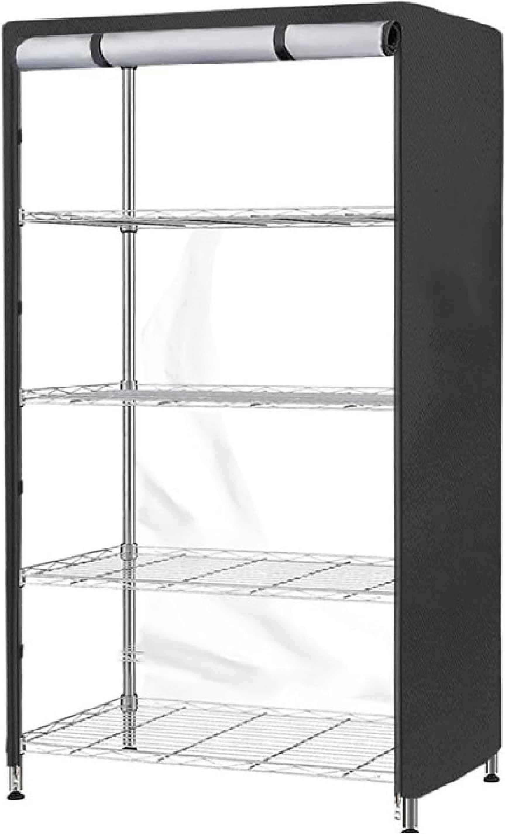 Waterproof Shelf Cover,Heavy Duty Dustproof Storage Wire Rack Covers ...