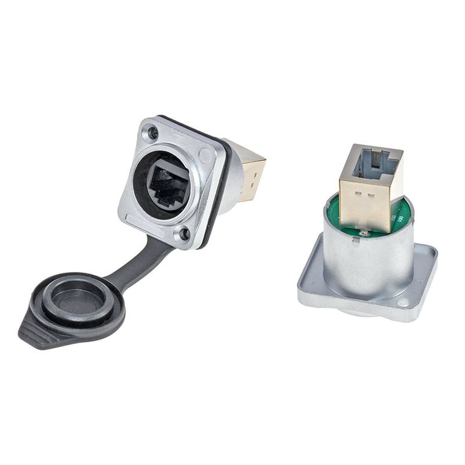 Waterproof Shielded with Pushbutton RJ45 Connector No Holder Portable ...