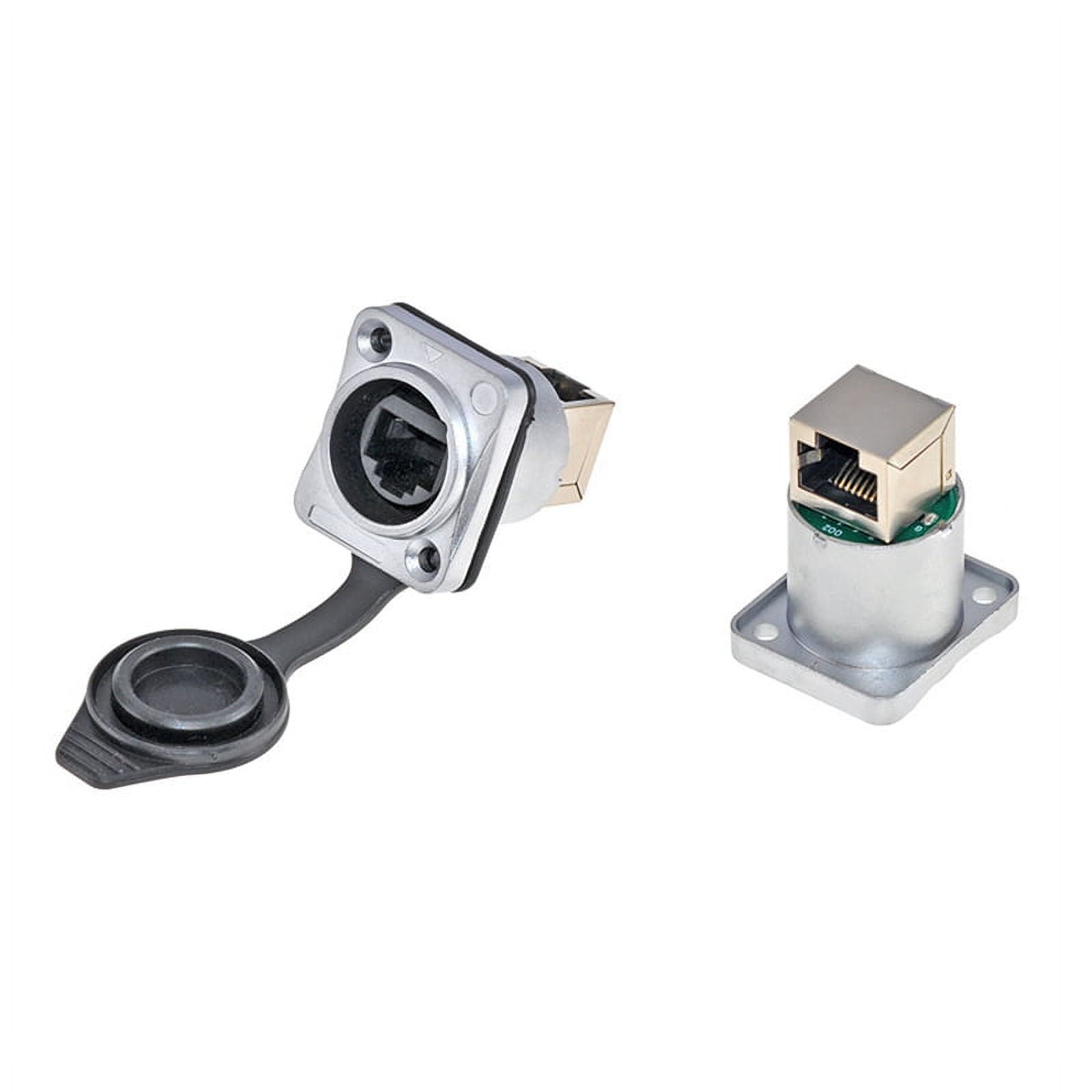 Waterproof Shielded with Pushbutton RJ45 Connector No Pushbutton RJ45 ...