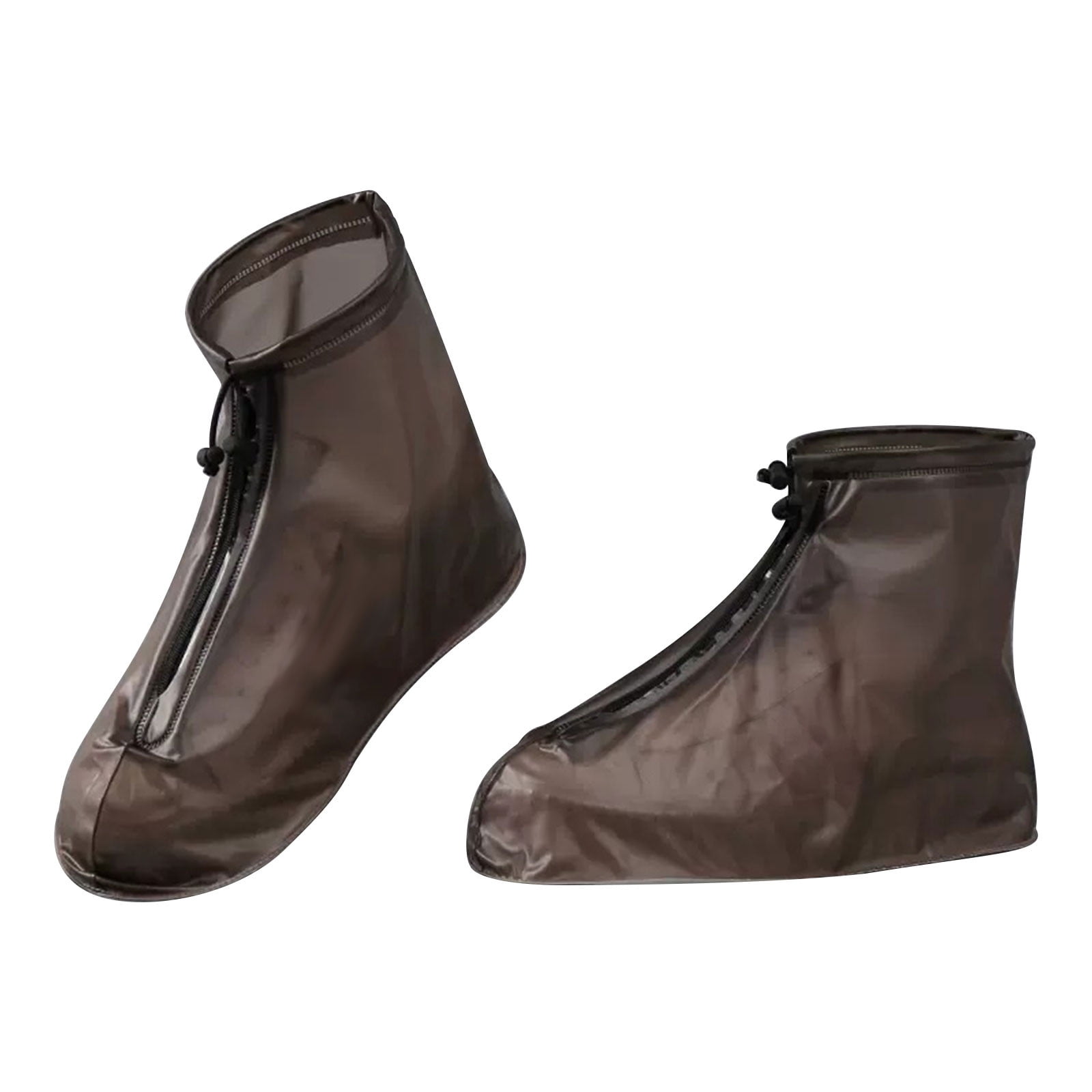 Waterproof Shoe Cover, 1 Pair PVC Reusable Non-Slip Overshoes Rain Shoe ...