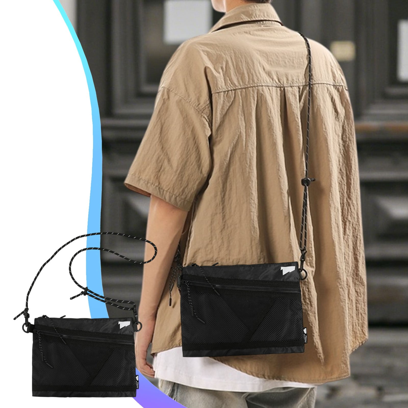 Waterproof Shoulder Bag Crossbody | Large Capacity Multipocket ...