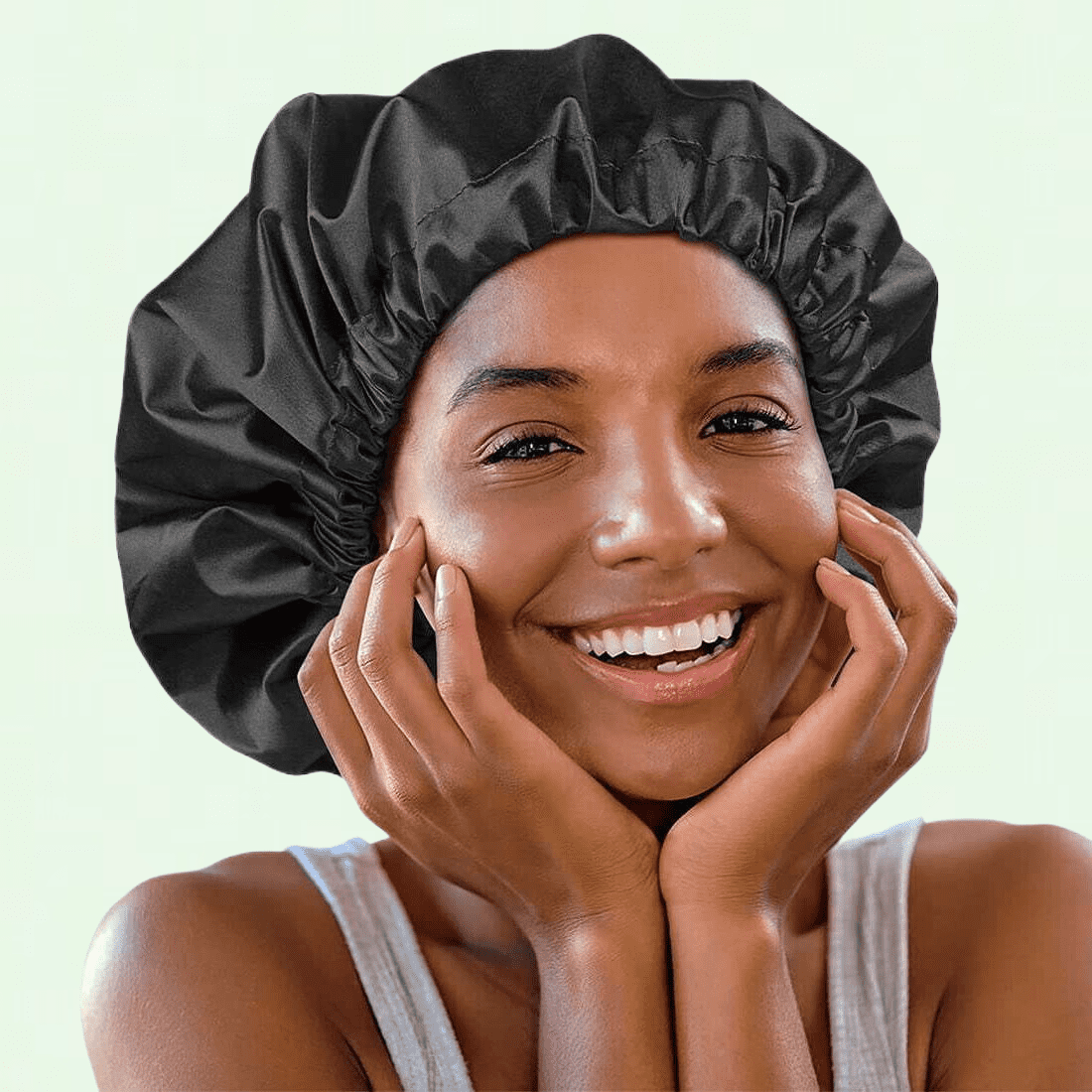 Waterproof Shower Cap for Frizz-Free Hair - Ideal for Box Braids, Locs ...
