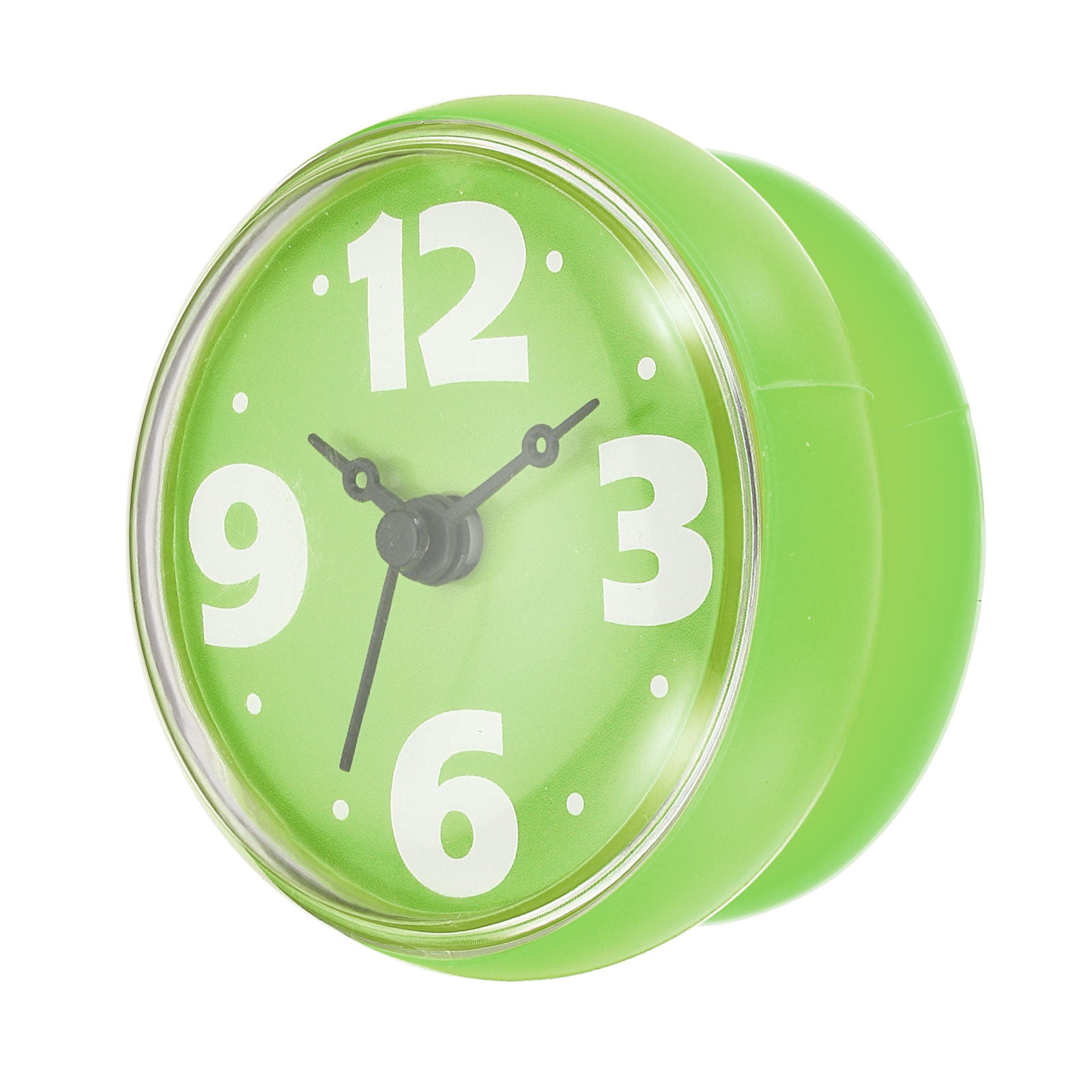 Waterproof Shower Clock Mini Bathroom Mirror Wall Clocks with Suction ...