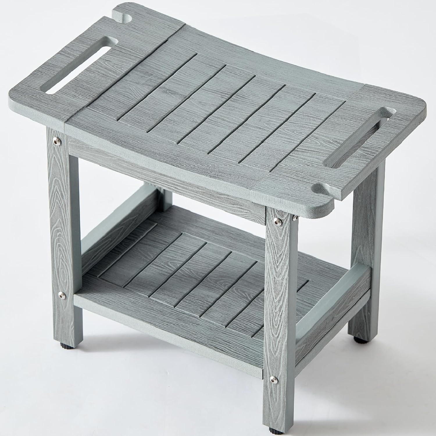 Waterproof Shower Stool for Inside Shower,Heavy Duty Bench for Shower ...