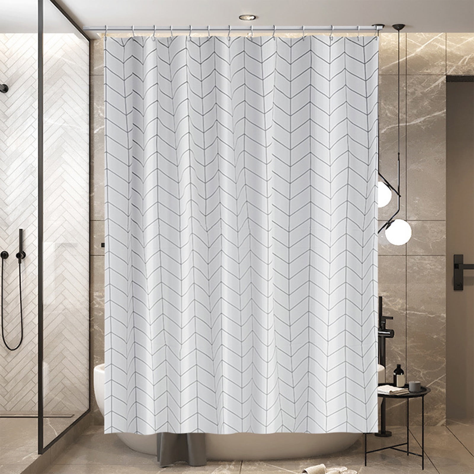Waterproof Shower Curtains for Bathroom 71"X 40" Shower Curtain Liner ...