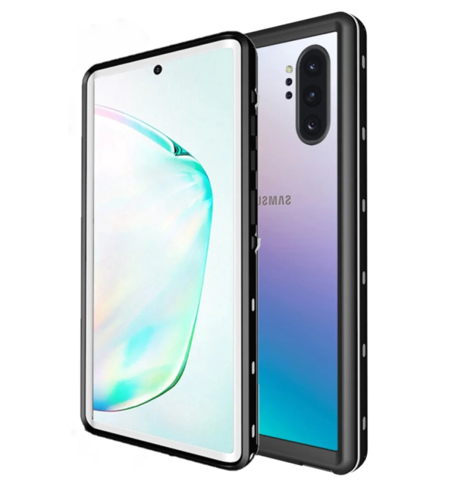 Waterproof Slim Life Proof Case for Samsung Note 10 Plus Built-in ...