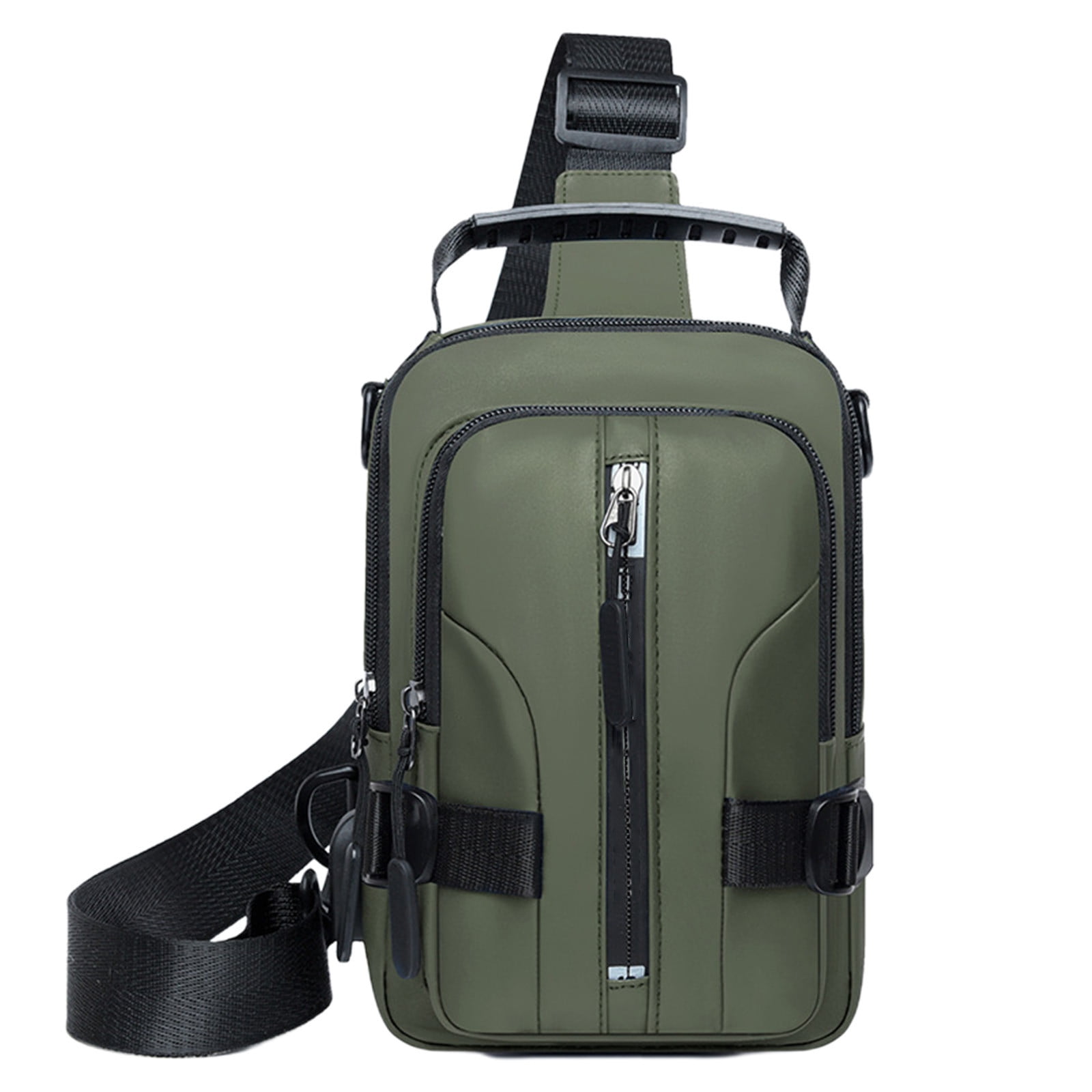 Waterproof Sling Bag With Charging Port Crossbody Chest Pack Anti ...