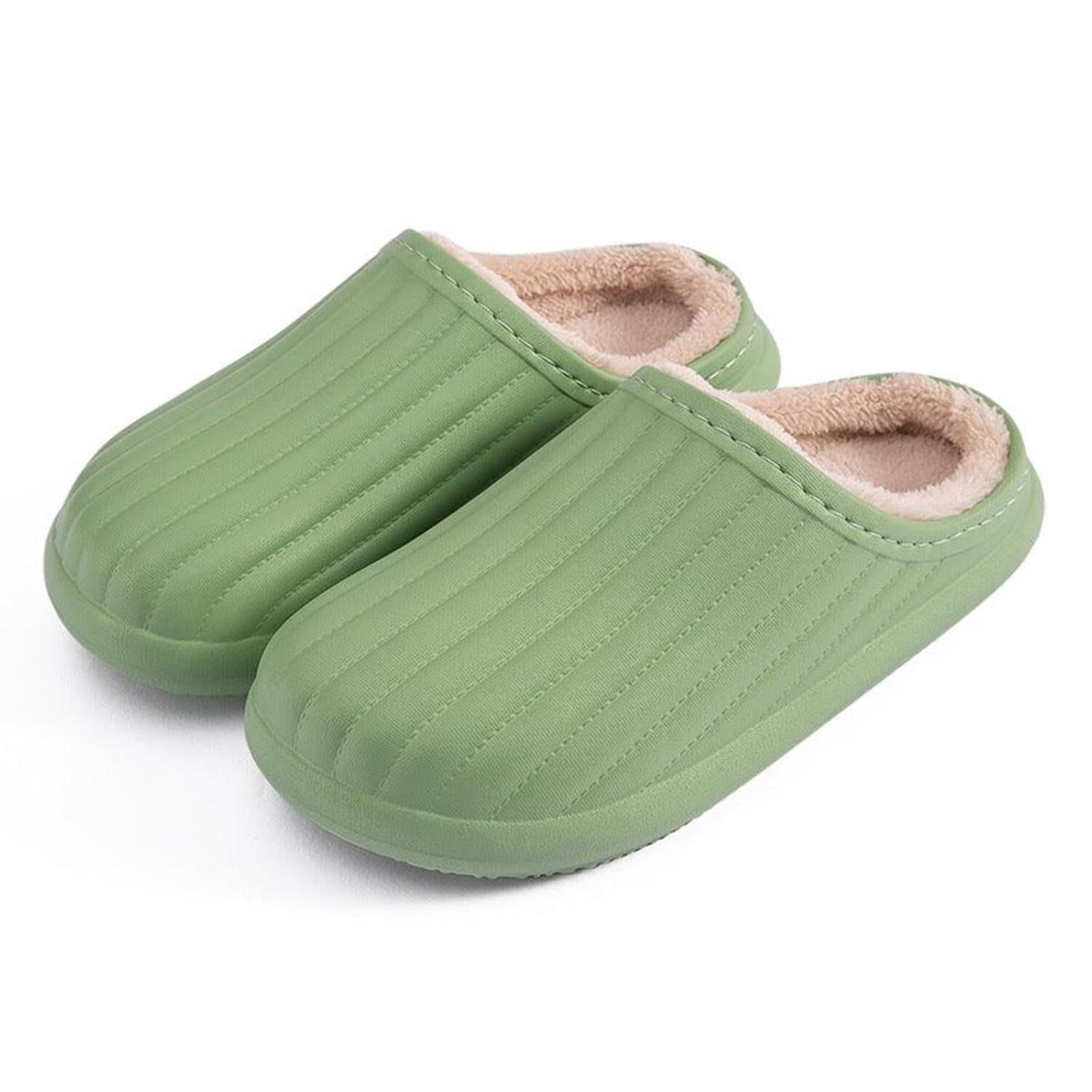 Waterproof Slippers EVA Plush Slippers Women - Walmart.com
