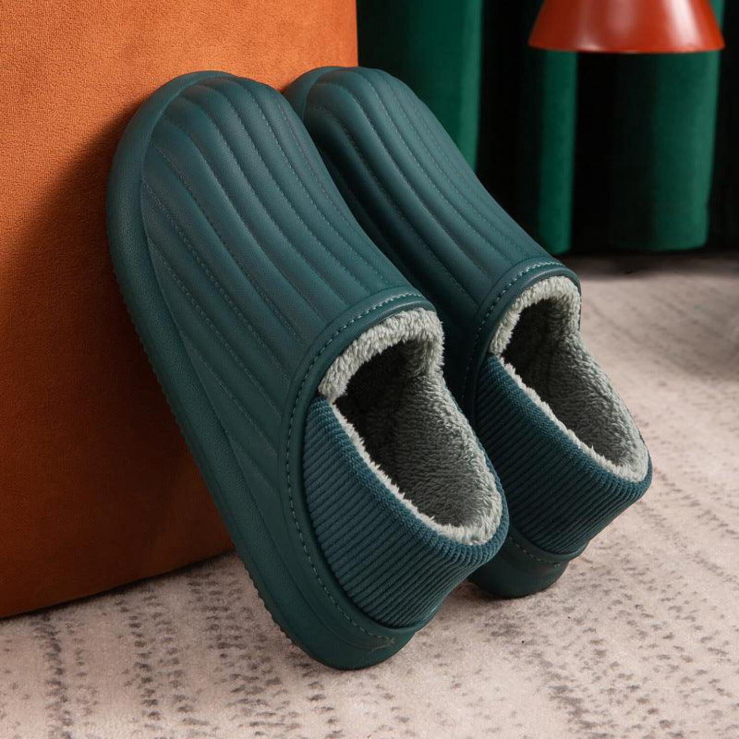 Waterproof Slippers EVA Plush Slippers Women - Walmart.com
