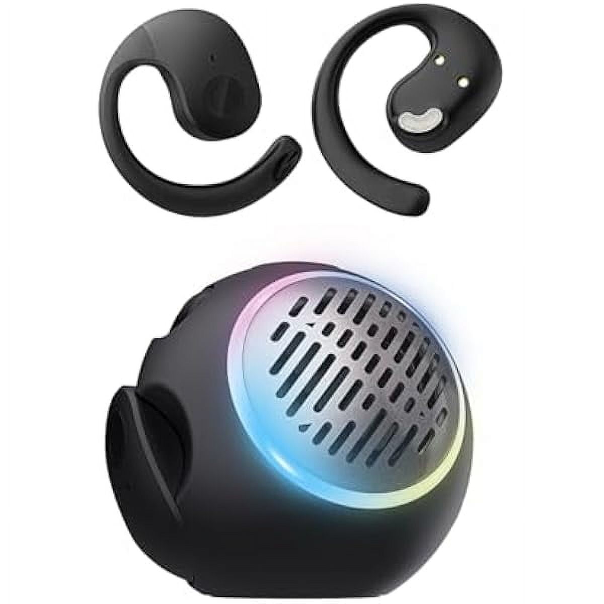 Waterproof Small Mini Portable Bluetooth Speaker with Earbuds, Open Ear ...