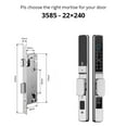 Waterproof Smart Door Lock Fingerprint APP Password RFID Card Keyless ...