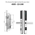 Waterproof Smart Door Lock Fingerprint APP Password RFID Card Keyless ...