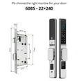Waterproof Smart Door Lock Fingerprint APP Password RFID Card Keyless ...