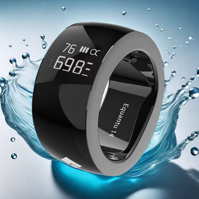 Waterproof Smart Ring Buddhist Chanting Counter Display Bluetooth ...