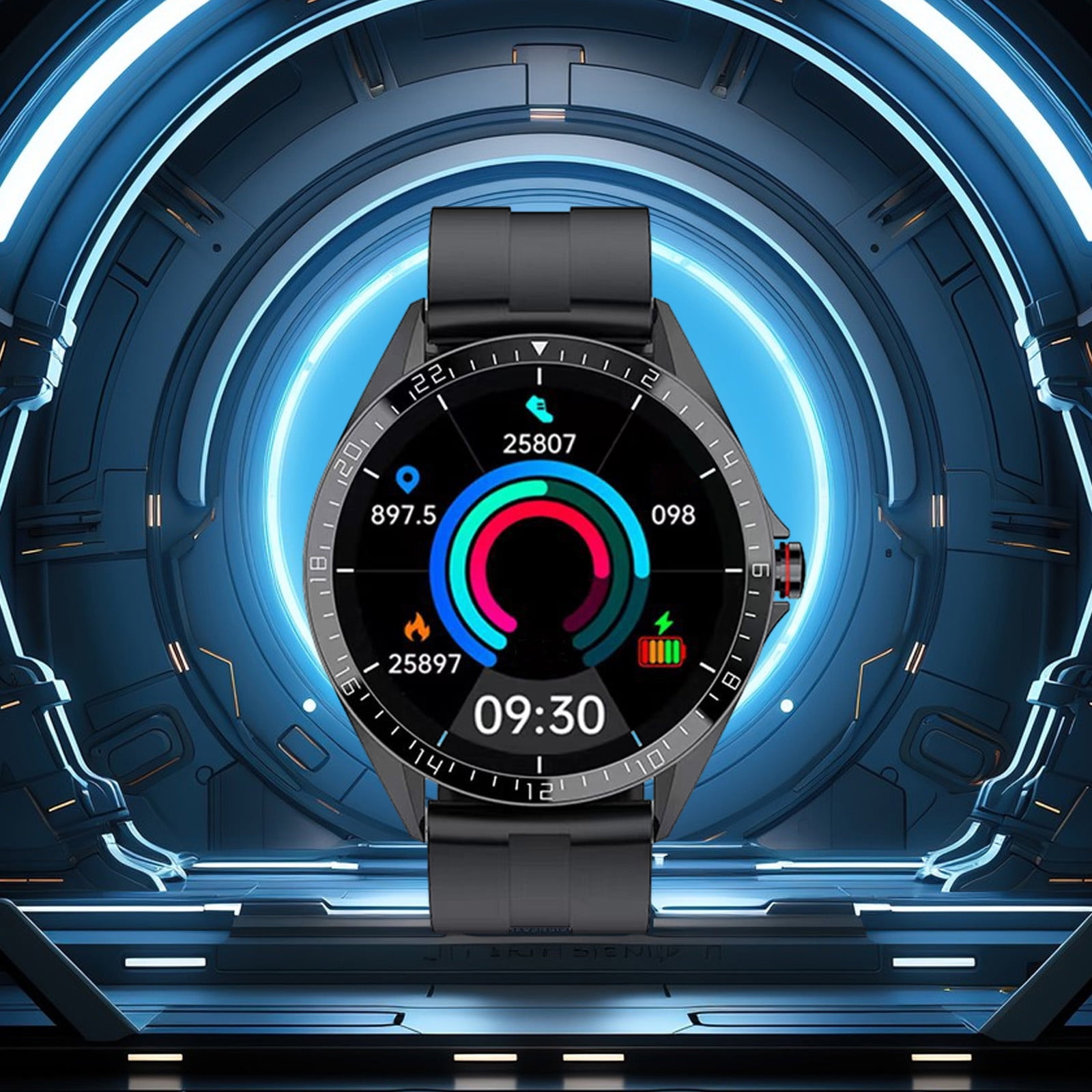 Waterproof Smart Watch Gnobogi Smart Wearable Watch Multifunction Hd ...