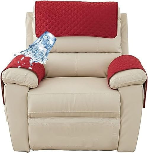 Waterproof Sofa Armrest Cover 1/2/3 Seater - Headrest and Recliner ...