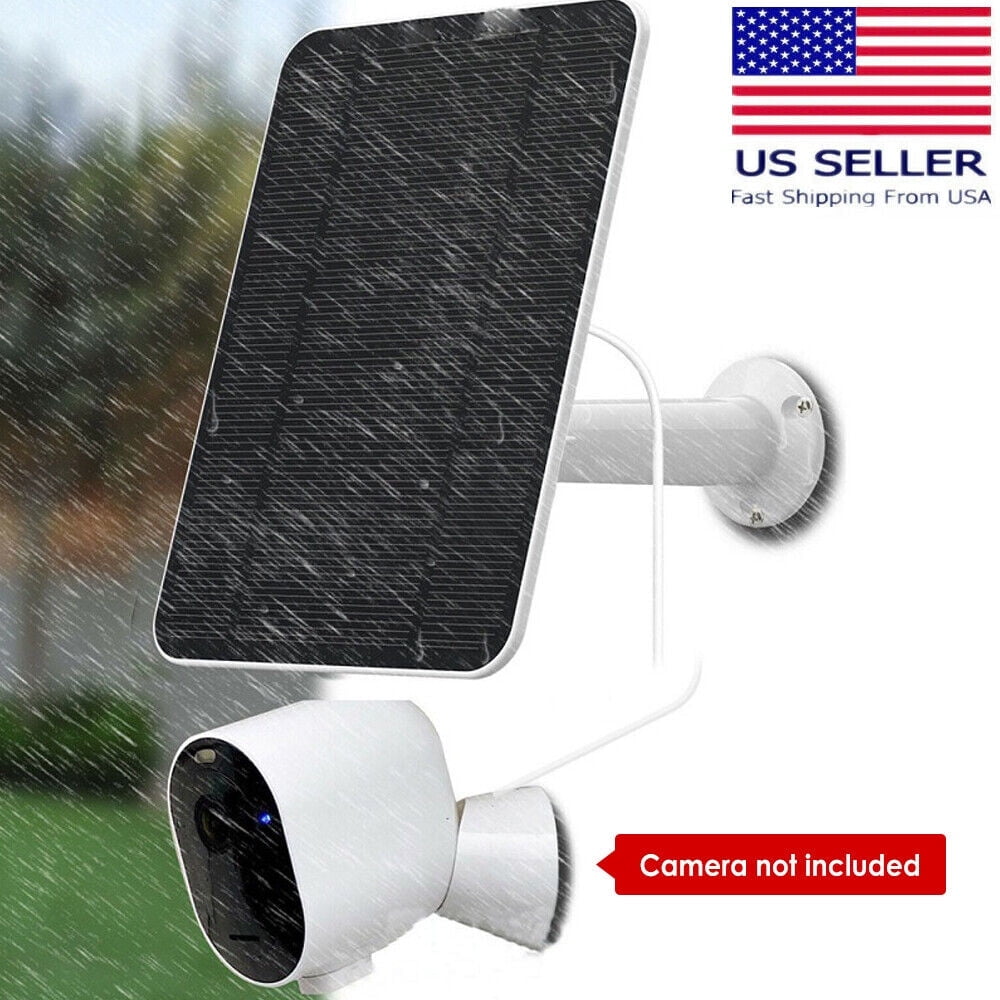 Kydely Waterproof Solar Panel Kit for Outdoor Security Cameras, 4W ...