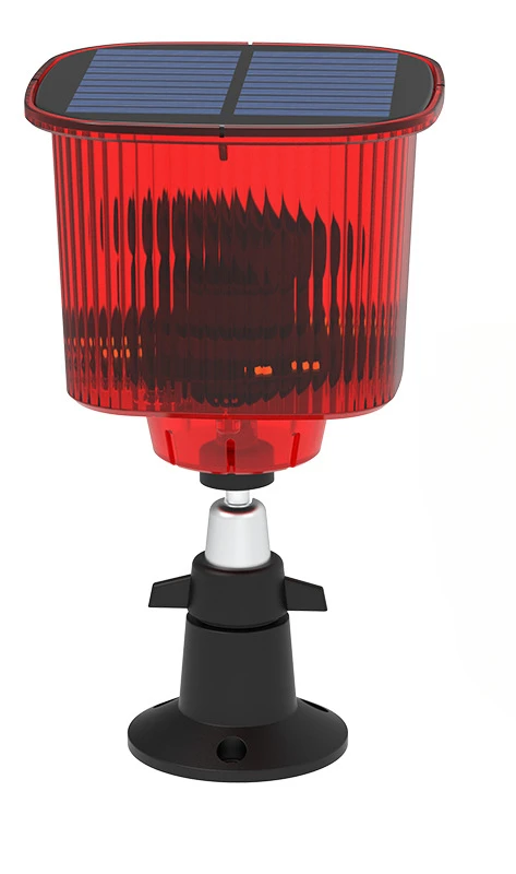 Waterproof Solar Powered Alarm Light Bird Animal Repllent Motion Sensor ...