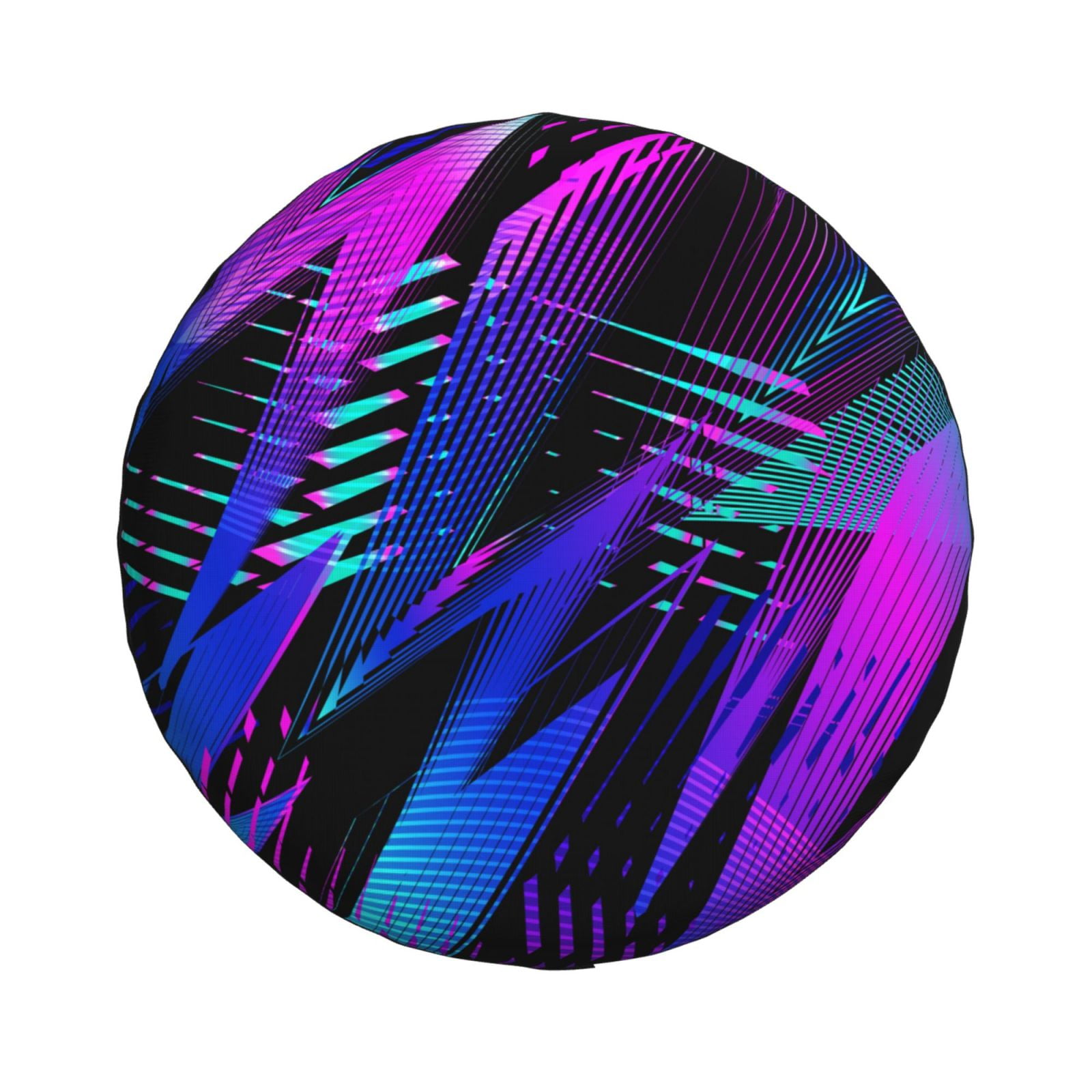 Waterproof Spare Wheel Cover, Cyberpunk Texture Pattern Adjustable ...