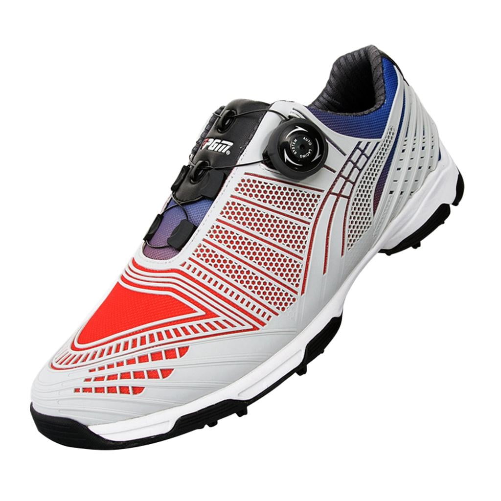 Waterproof Spike Golf Shoes for Men with Lace System - Walmart.com