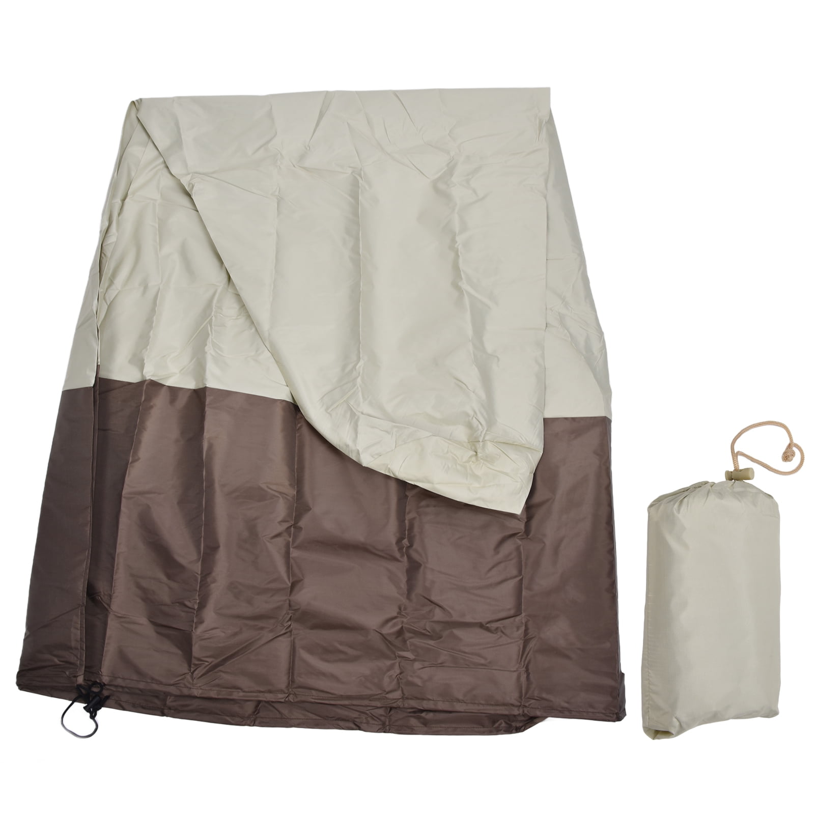 Waterproof Statue Cover for Outdoor Patio in Beige & Coffee, 210D ...