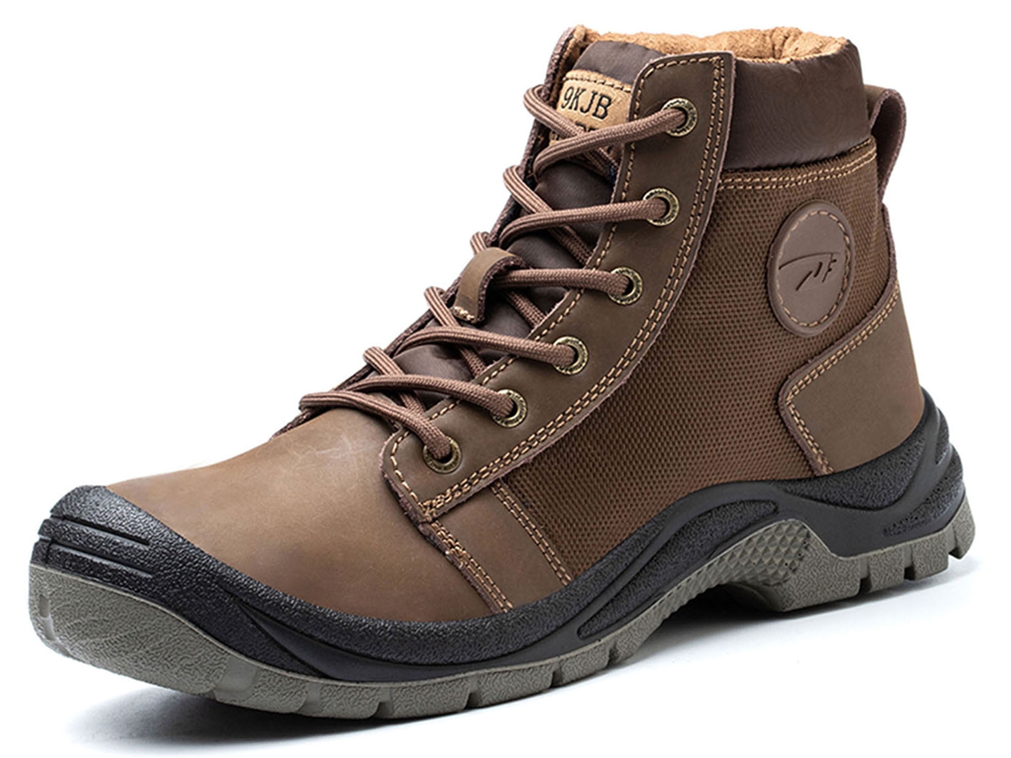 Waterproof Steel Toe Work Boots for Men Women Leather Safety Shoes Anti ...