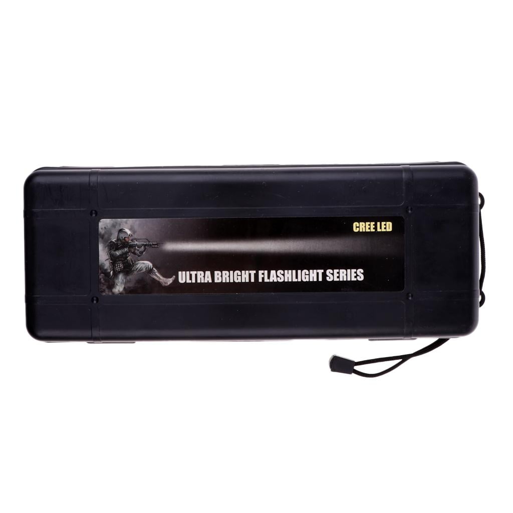 Waterproof Storage Case Flashlight Container Saving - Black, XL ...