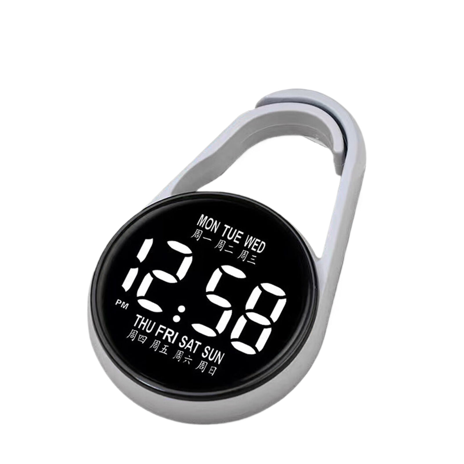 Waterproof Study Companion Clock LED Electronic Watch Featurings Touch ...