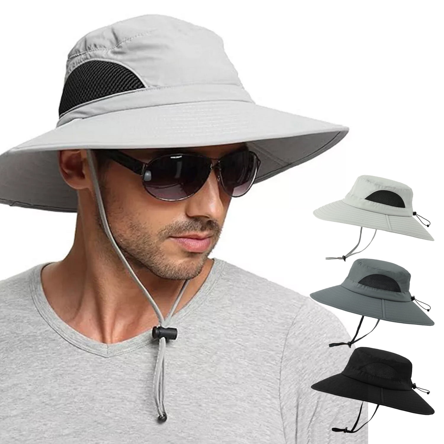 Waterproof Sun UPF 50+ Bucket Hat for Men Women, IC ICLOVER UV ...