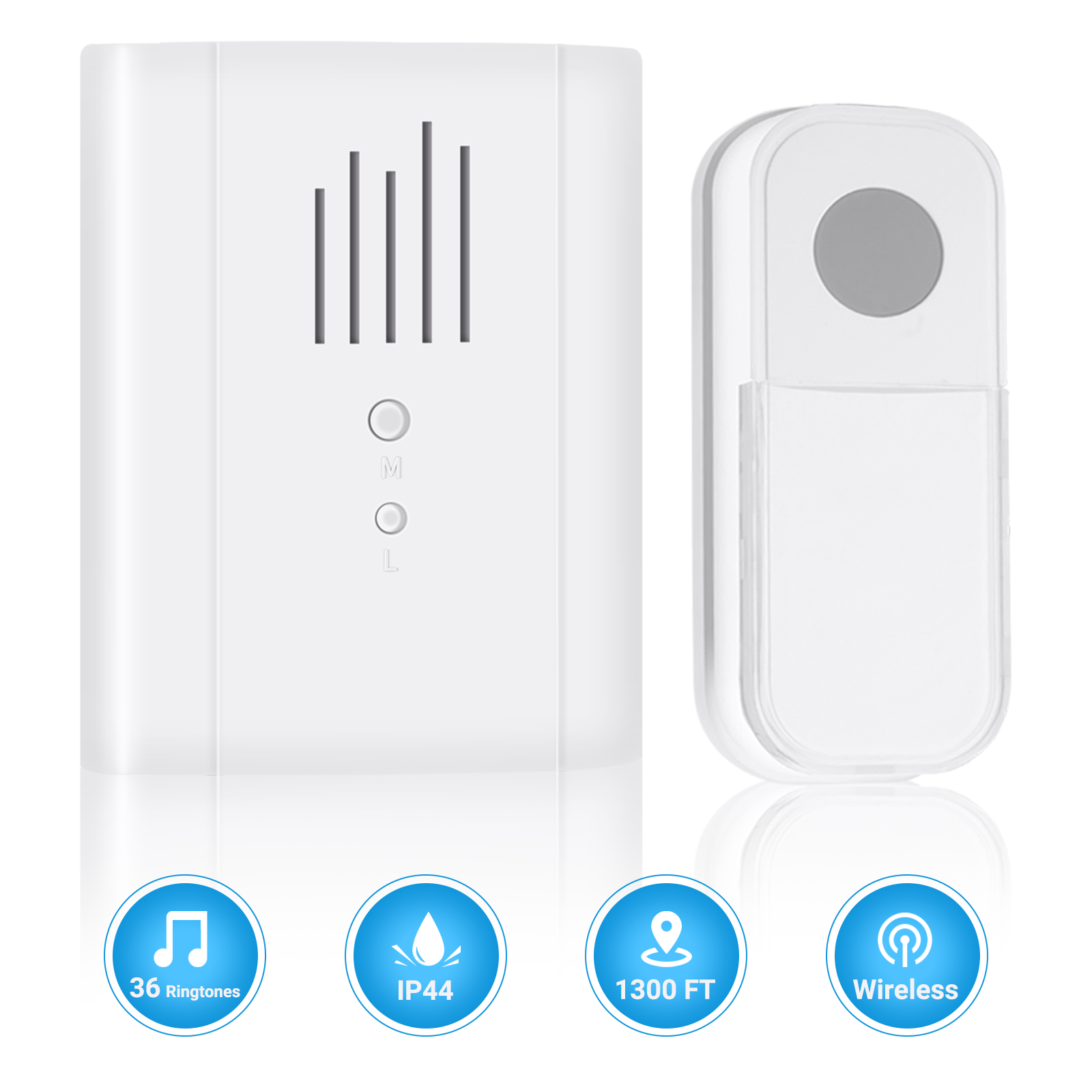 Newhouse Hardware Wooden Doorbell Chime Cover, Tropical Design ...