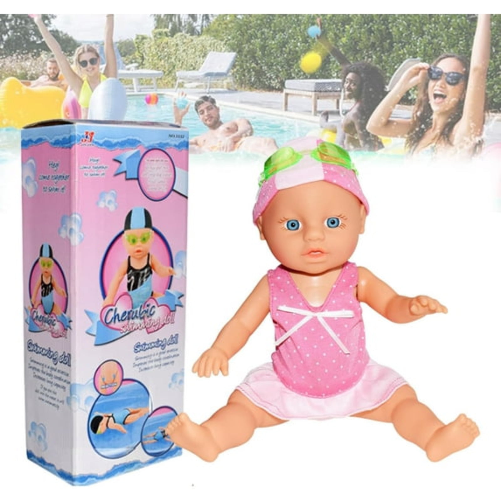 Waterproof Swimming Baby Dolls for Pool, Swimming Baby Dolls for Girls ...